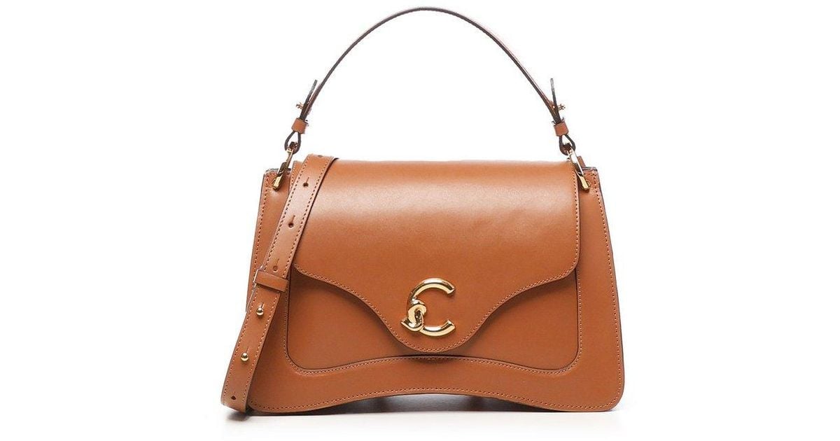Coccinelle C-me Medium Tote Bag in Brown | Lyst