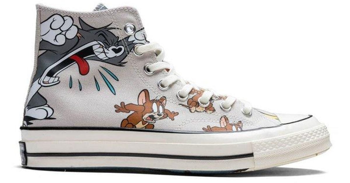 Converse X Tom And Jerry Chuck 70 High-Top Sneakers in White for Men | Lyst