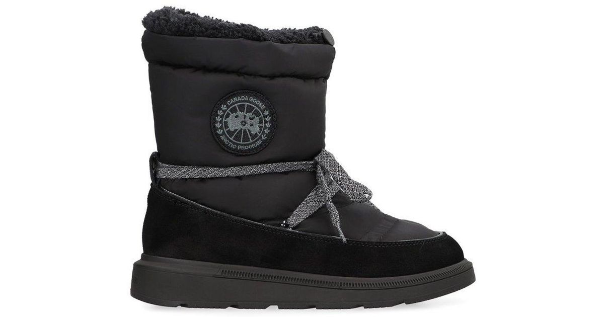 Canada Goose Demma Puffer Boots in Black | Lyst