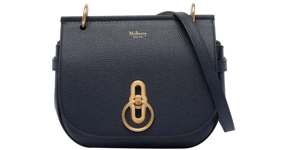 Mulberry Amberley Small Satchel Bag in Blue | Lyst