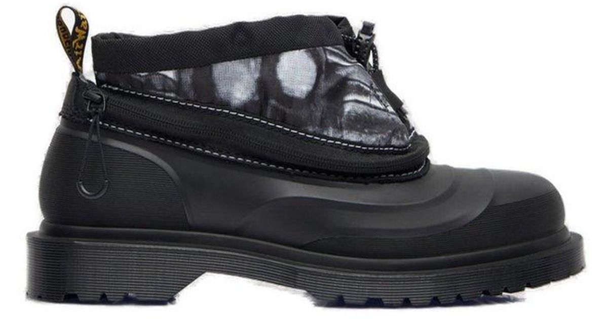 Dr. Martens 1461 Sub Panelled Boots in Black for Men | Lyst
