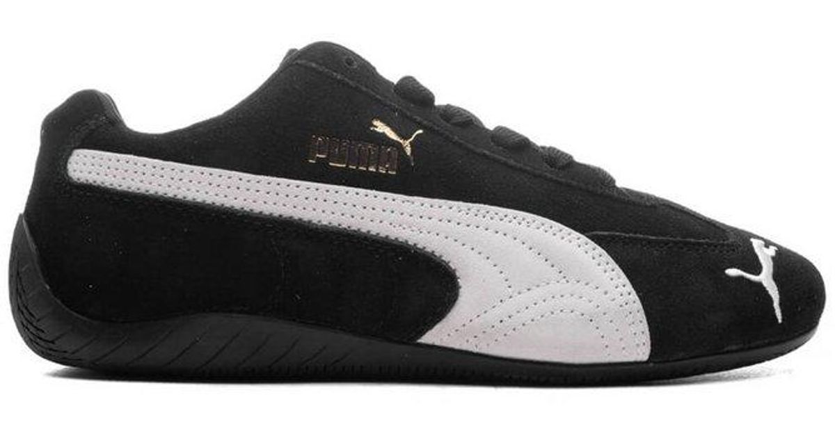 PUMA Speedcat Og Logo Detailed Sneakers in Black | Lyst