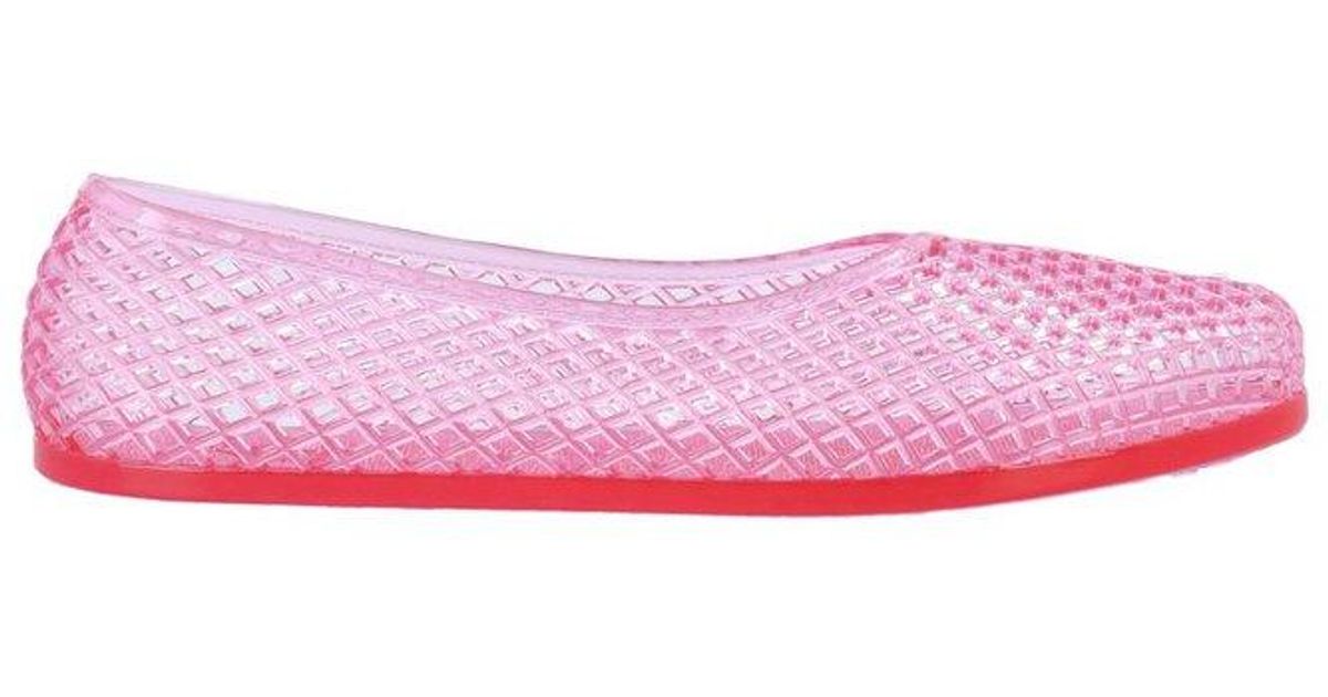 Ancient Greek Sandals Iro Jelly Round-Toe Ballerinas in Pink | Lyst