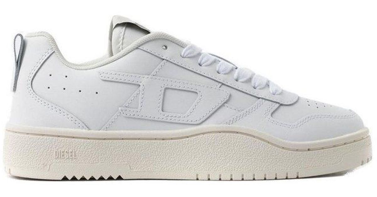 DIESEL S-Ukiyo V2 Lace-Up Sneakers in White | Lyst