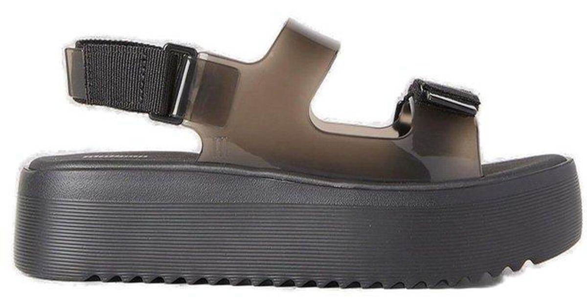 Melissa Brave Papete Platfrom Sandals in Black | Lyst