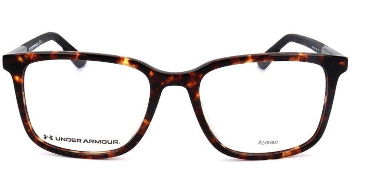Under Armour Ua 5010 Square-Frame Glasses in Black for Men | Lyst