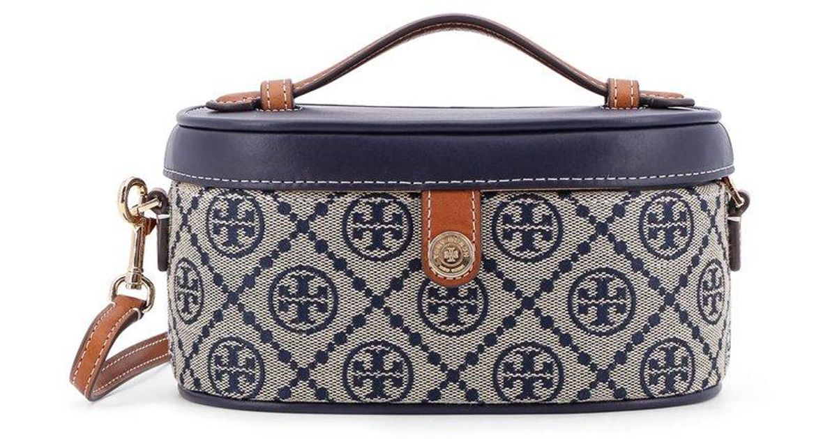 Tory Burch T Monogram Vanity Case in Blue | Lyst