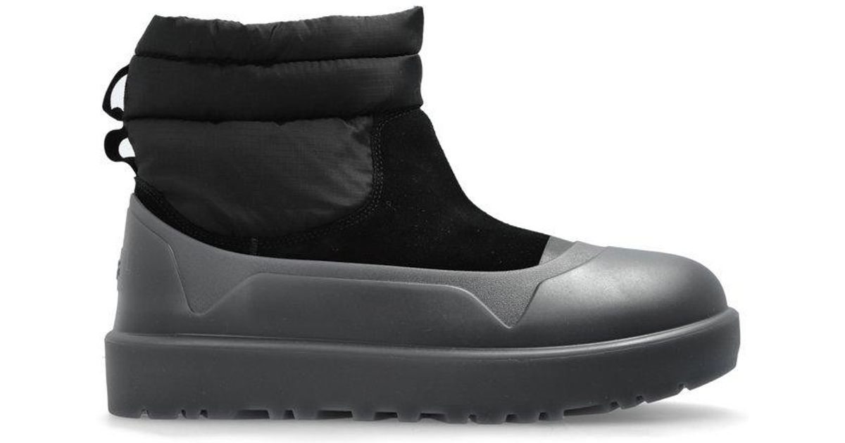 UGG Mini Mod Slip-On Snow Boots in Black for Men | Lyst