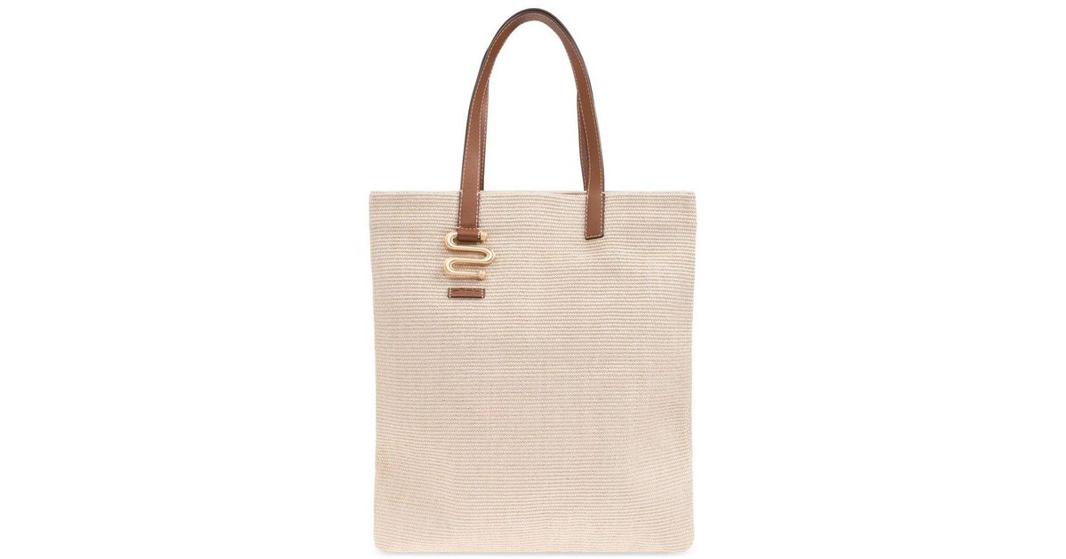 Cult Gaia Sandy Tote Bag in Natural | Lyst