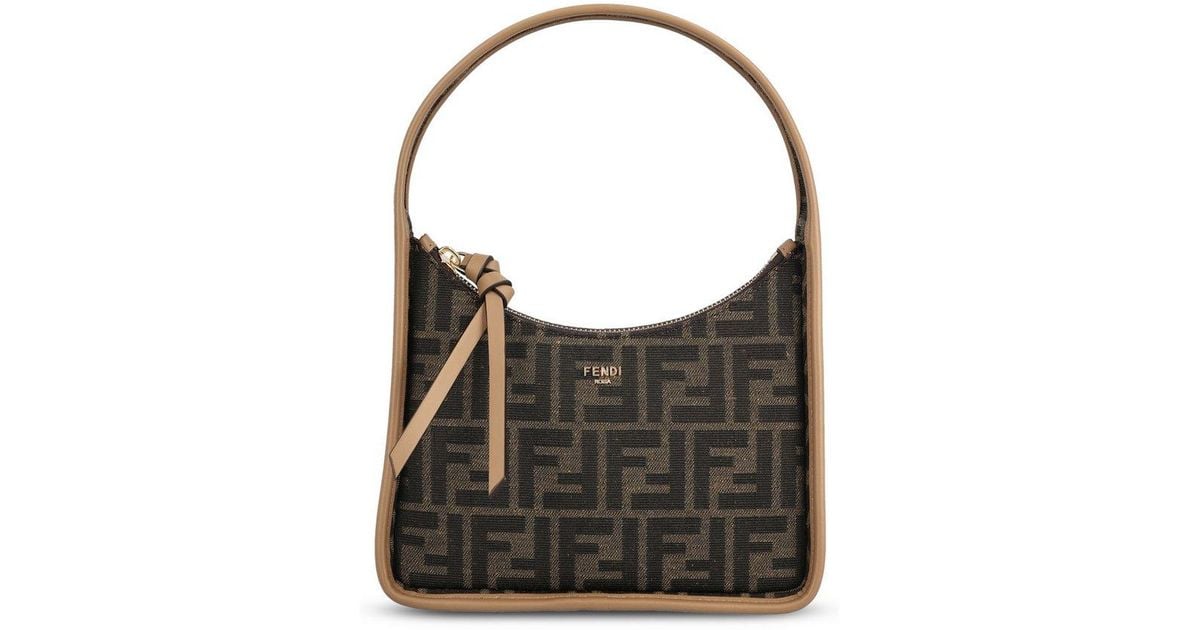 Fendi Fendessence Mini Tote Bag in Gray | Lyst