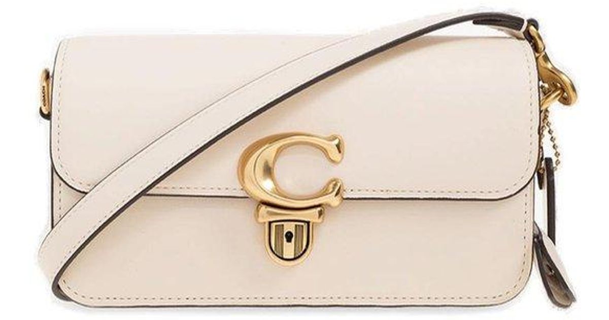 COACH 'Studio Baguette' Shoulder Bag in Natural | Lyst