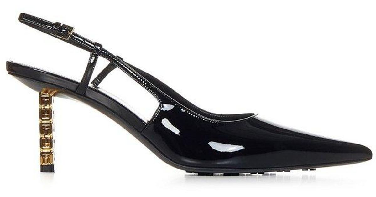 Givenchy G Cube Slingback Buckle-Detailed Pumps in Black | Lyst
