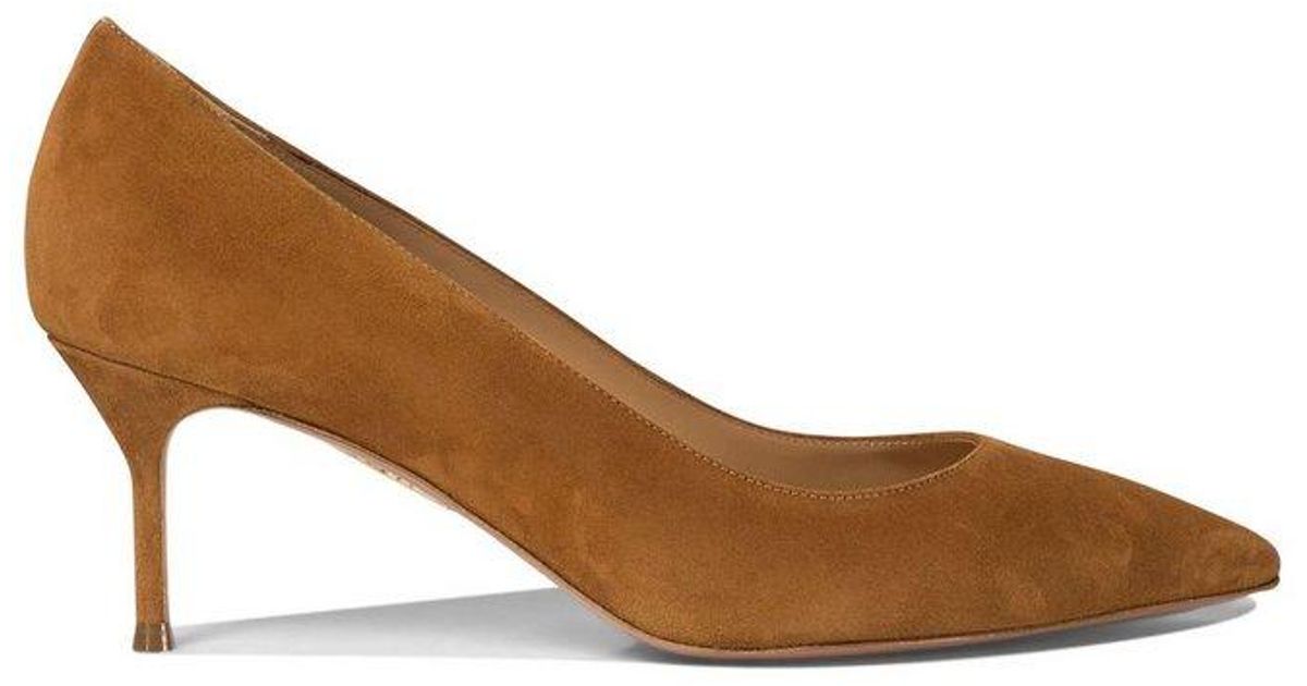 Aquazzura Purist Pumps in Brown | Lyst