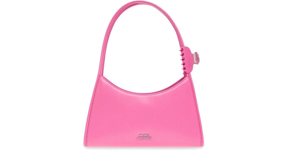 Marc Jacobs The Glam Claw Clip Shoulder Bag in Pink | Lyst