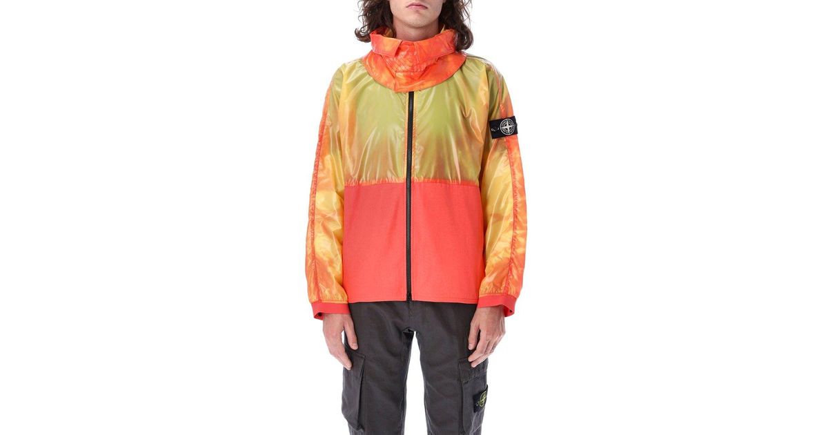 Stone Island Heat Reactive Lamy Jacket in Orange for Men | Lyst Canada