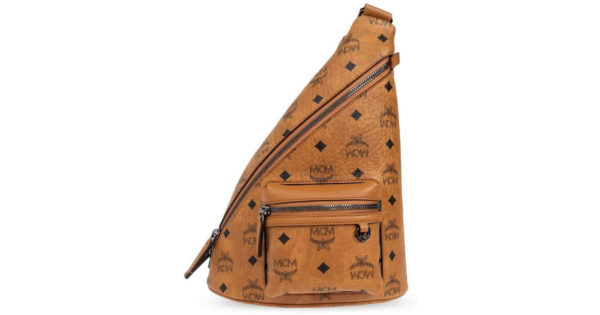 MCM Aren Sling Bag in Brown for Men | Lyst