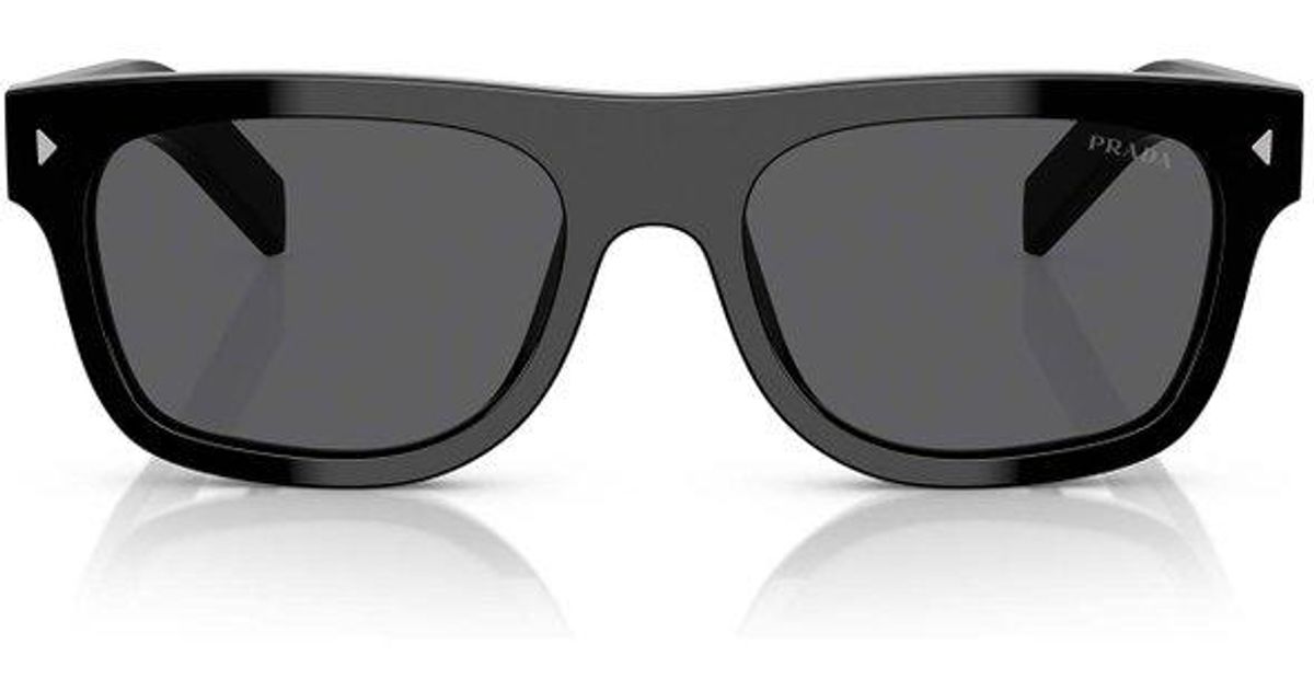 Prada Iconic Square Sunglasses in Gray for Men | Lyst