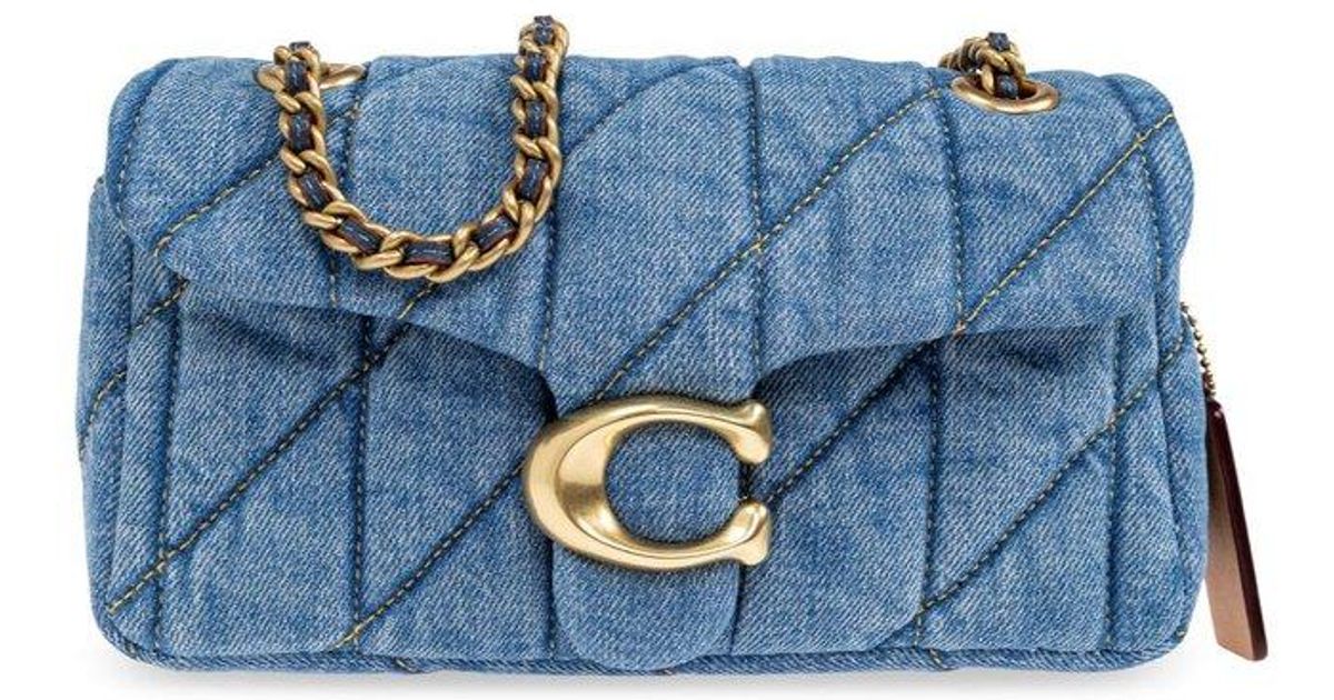 COACH Tabby Shoulder Bag 20 in Blue | Lyst