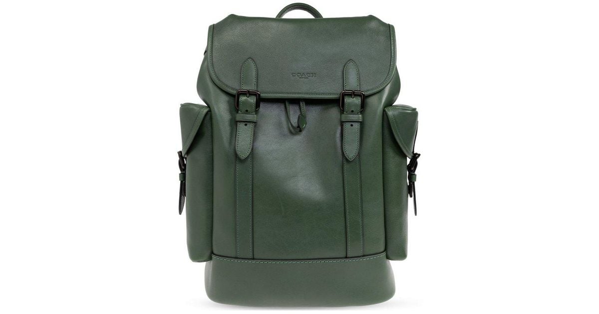 COACH Hitch Backpack in Green for Men | Lyst