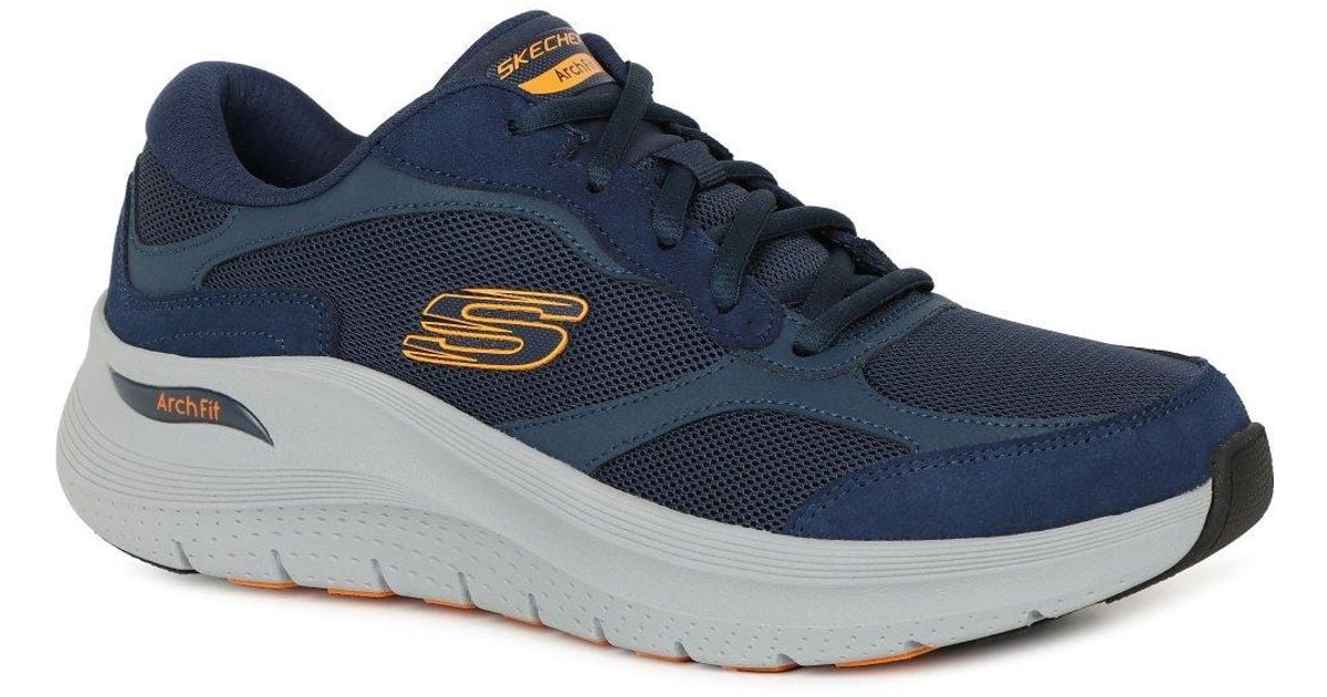 Skechers Arch Fit 2.0 The Keep Trainers in Blue for Men | Lyst UK