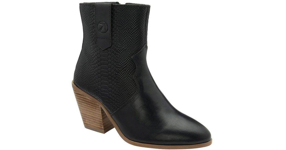 Ravel Dorey Heeled Ankle Boots in Black | Lyst UK