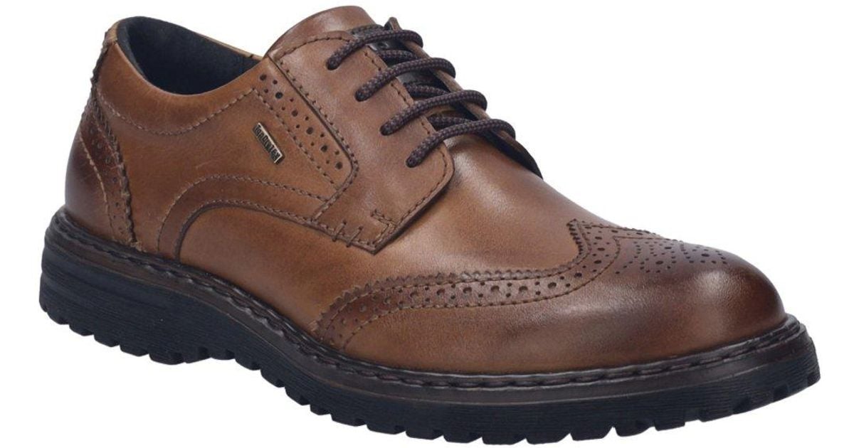 Josef Seibel Erroll 59 Brogue Shoes in Brown for Men | Lyst UK