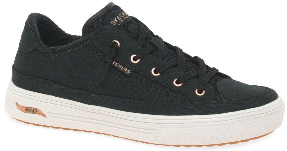 Skechers Arch Fit Arcade Trainers in Black | Lyst Canada