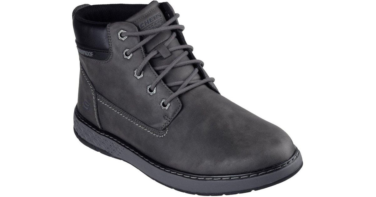 Skechers Garlan Deno Shoes in Black for Men | Lyst UK