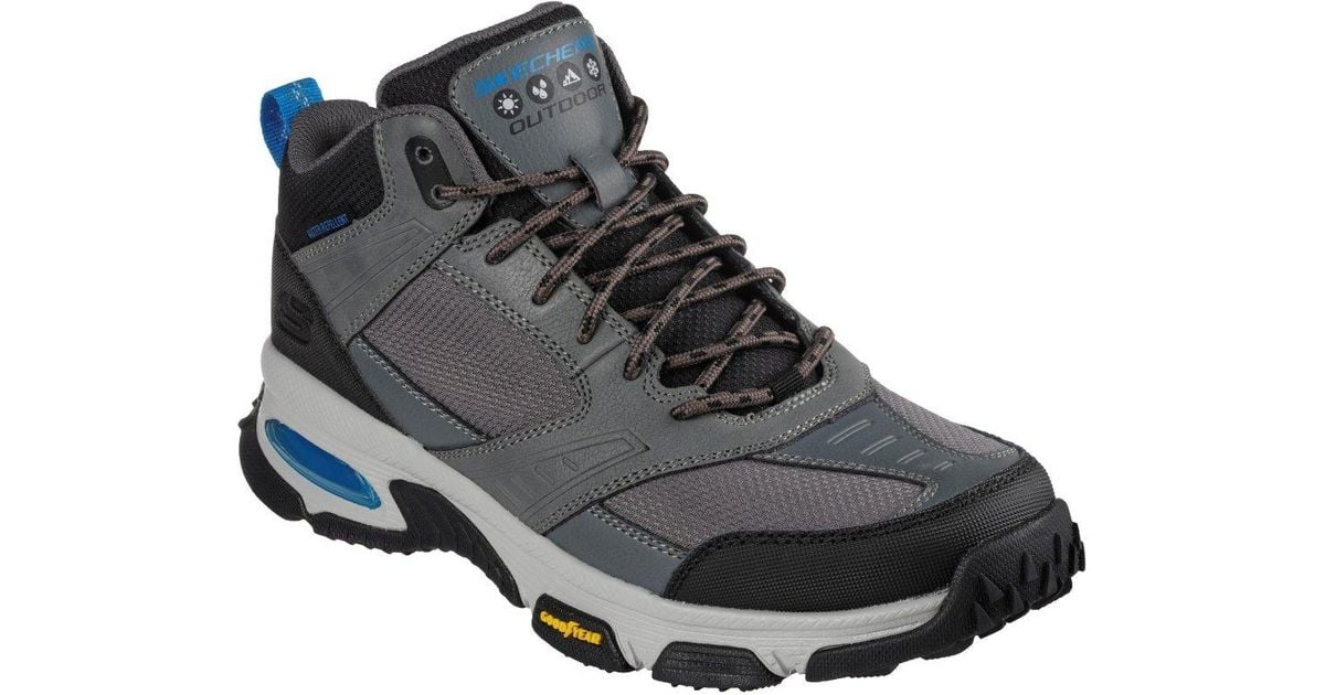 Skechers Skech-Air Envoy Bulldozer Walking Shoes in Black for Men ...