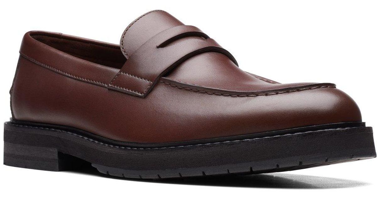 Clarks Craft North Lo Loafers in Brown for Men | Lyst UK