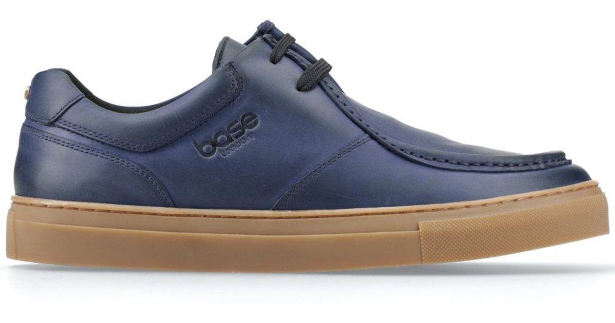 Base London Dalston Wallabe Shoes in Blue for Men | Lyst UK
