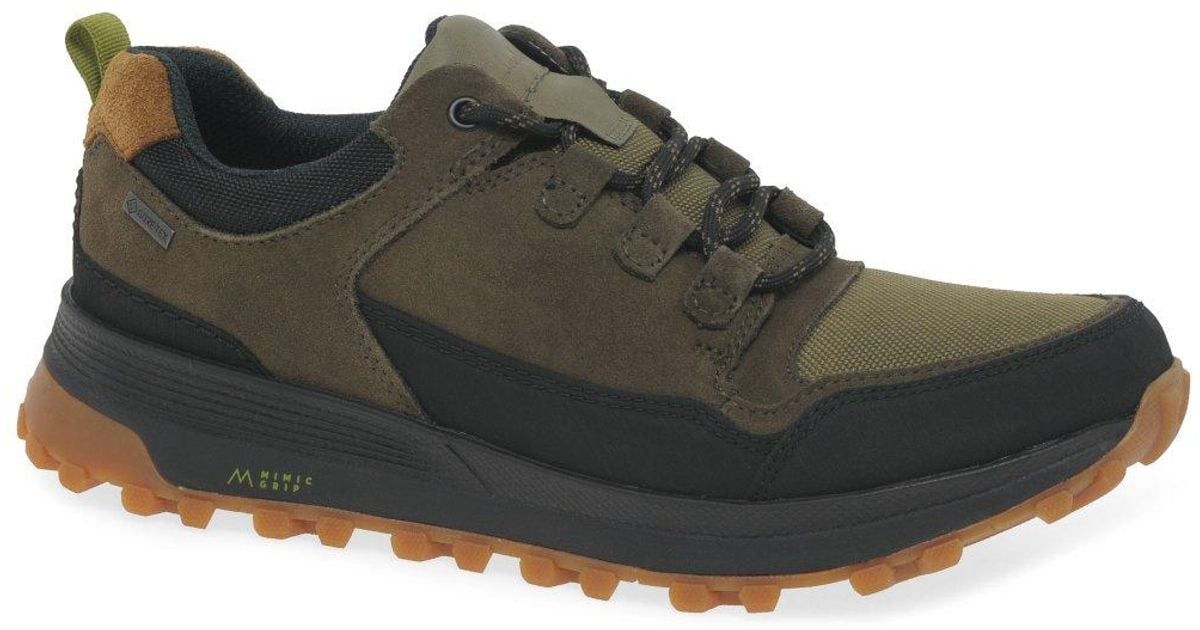 Clarks Atl Trek Lo Gtx Shoes in Black for Men | Lyst UK