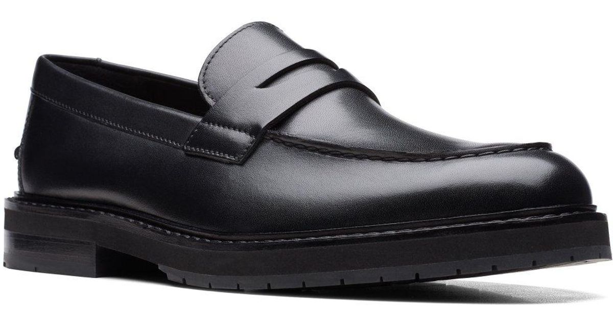 Clarks Craft North Lo Loafers in Black for Men | Lyst UK