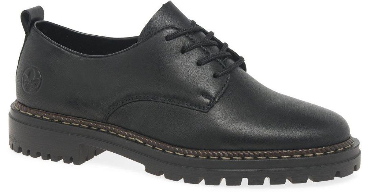 Rieker Chart Shoes in Black | Lyst UK