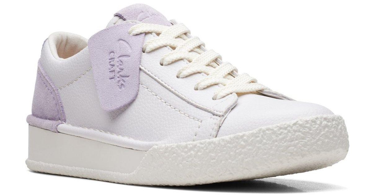 Clarks Craft Cup Walk Trainers in White | Lyst UK