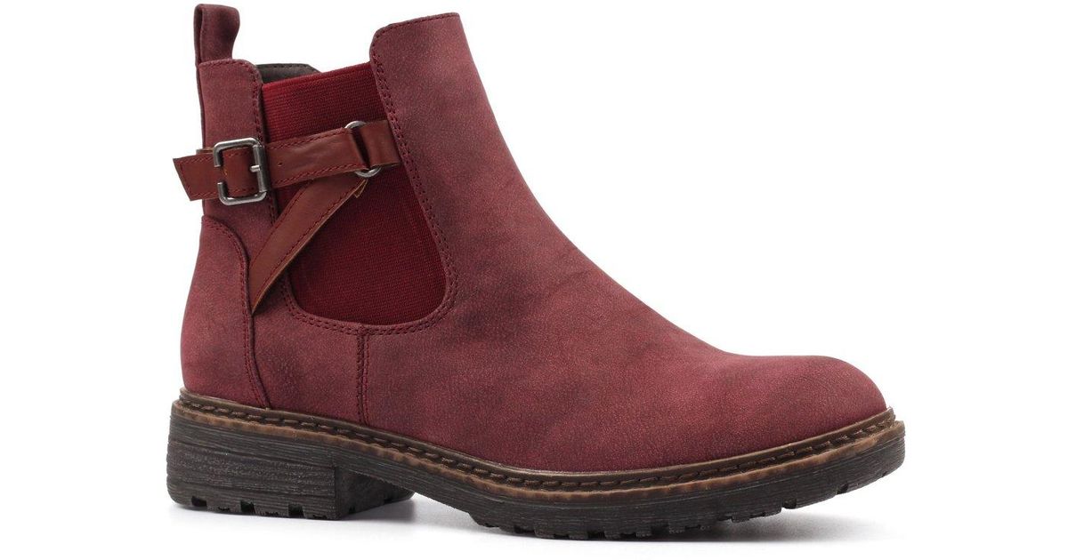 Lunar Morris Ankle Boots in Purple | Lyst UK