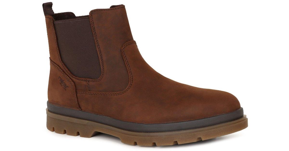 Rieker Lenny Chelsea Boots in Brown for Men | Lyst UK