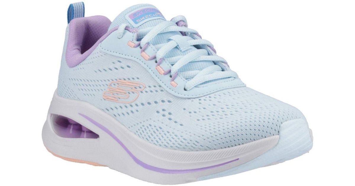 Skechers Skech-air Meta - Aired Out 150131-lbmt Light Blue/multi Lace ...