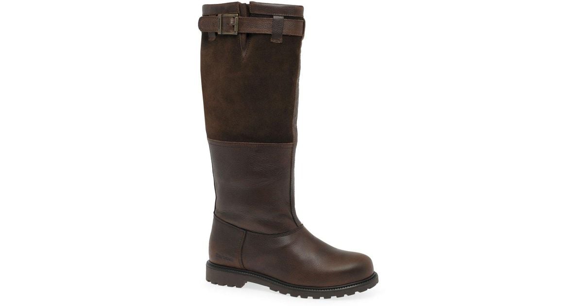 Barbour Acorn Long Boots in Brown | Lyst UK