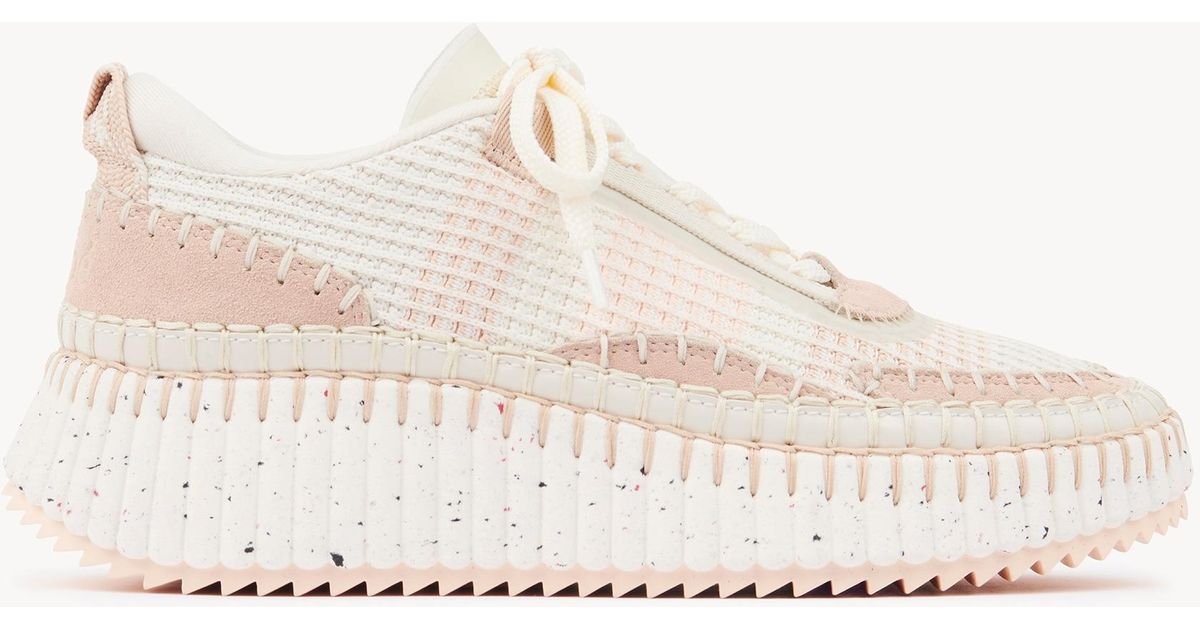 Chloé Nama Sneaker in White | Lyst UK