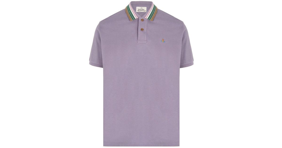 Vivienne Westwood Classic Orb Polo in Purple for Men | Lyst UK