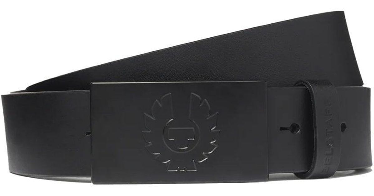 Belstaff Phoenix Buckle Belt in Black for Men | Lyst UK