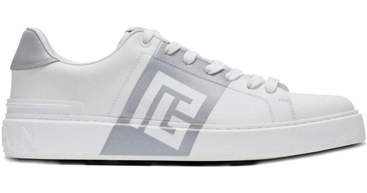 Balmain B Court Pb Sneakers in White for Men | Lyst UK