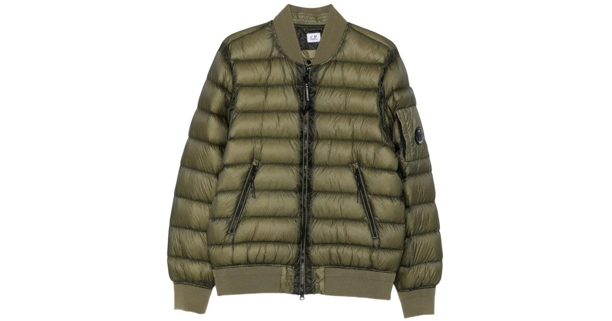 C.P. Company Dd-shell Bomber Jacket in Green for Men | Lyst UK