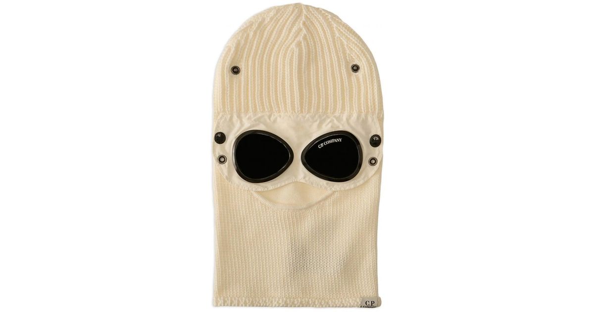 C.P. Company Merino Wool Ski Mask in Natural for Men | Lyst UK