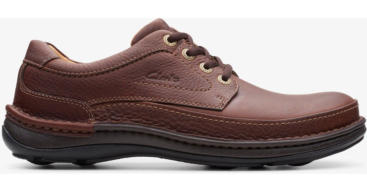 Clarks Nature Three Wide Fit in Brown for Men | Lyst UK