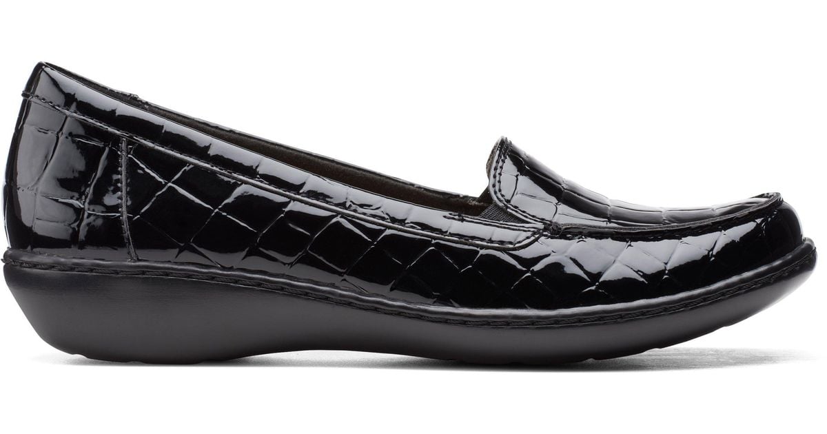Clarks Ashland Jam Wide Fit in Black | Lyst UK