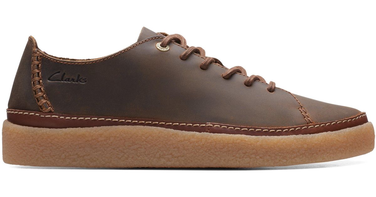 Clarks Oakpark Low Standard Fit in Brown for Men | Lyst UK
