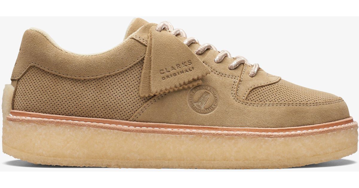 Clarks Sandford Light Sand Trainers in Natural for Men | Lyst UK