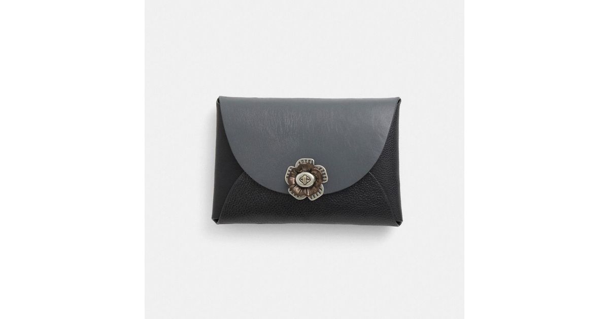 COACH Remade Large Garden Pouch in Gray | Lyst